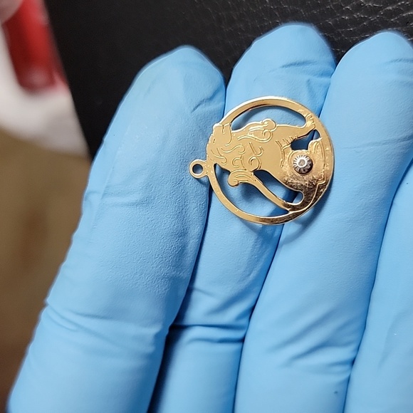 Vintage | Jewelry | Vintage Leo Charm 4k Gf Zodiac Star Accent Zodiac Leo Astrology | Poshmark